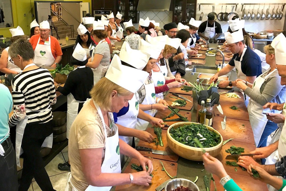 In photos: Medical professionals cook their way to better nutrition ...