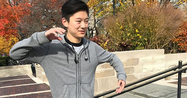 Northwestern Eye: Alex Li busts a move - Northwestern Now