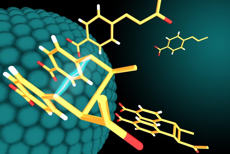 Visible light and nanoparticle catalysts produce desirable bioactive ...