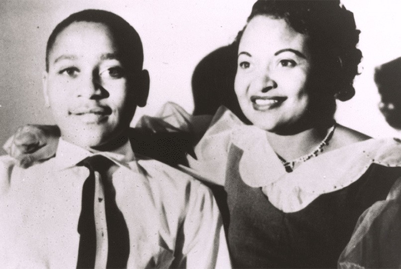 Emmett Till Beating Moses Wright Holds Some Clothing Of His Murdered