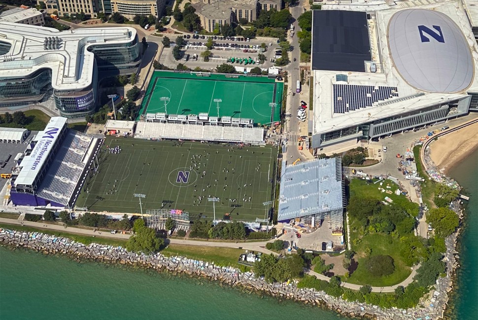 Northwestern prepares Evanston campus for football games - Northwestern Now