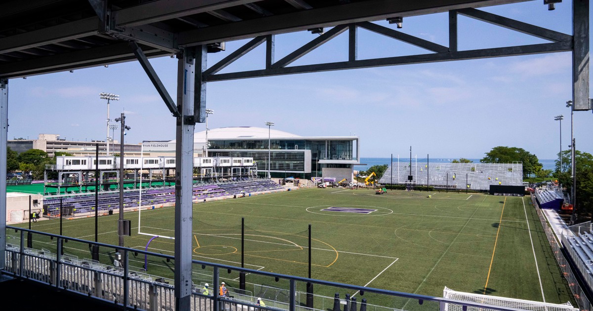 Temporary lakeside athletics venue to be named Northwestern Medicine ...