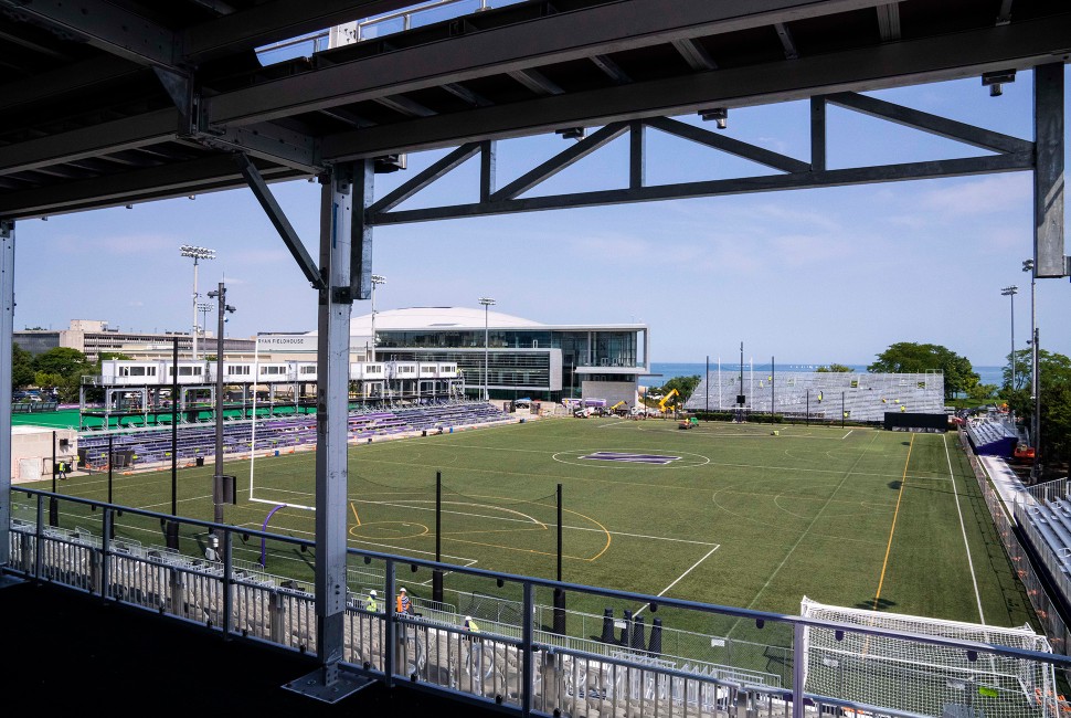 Temporary lakeside athletics venue to be named Northwestern Medicine ...